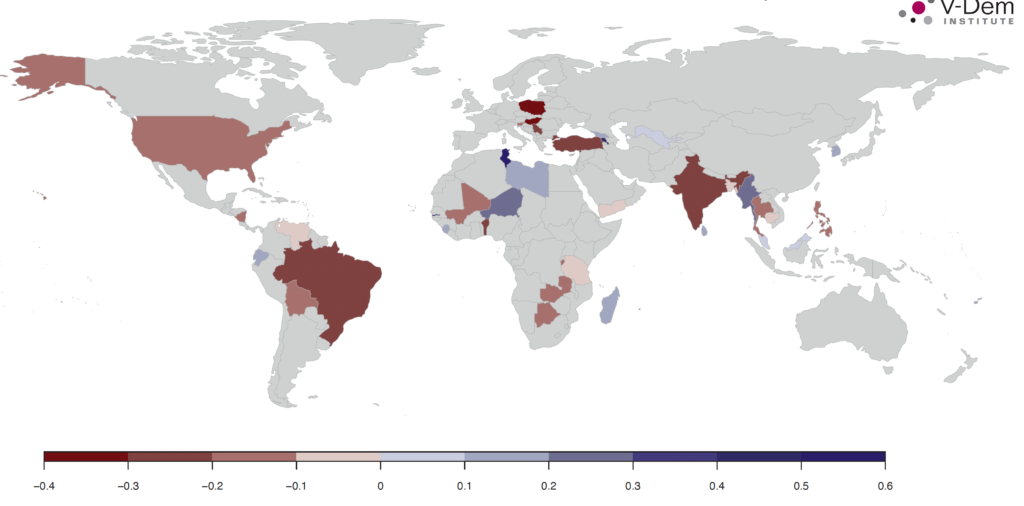 Global democratic backsliding driven by .... democracies? - Democracy ...