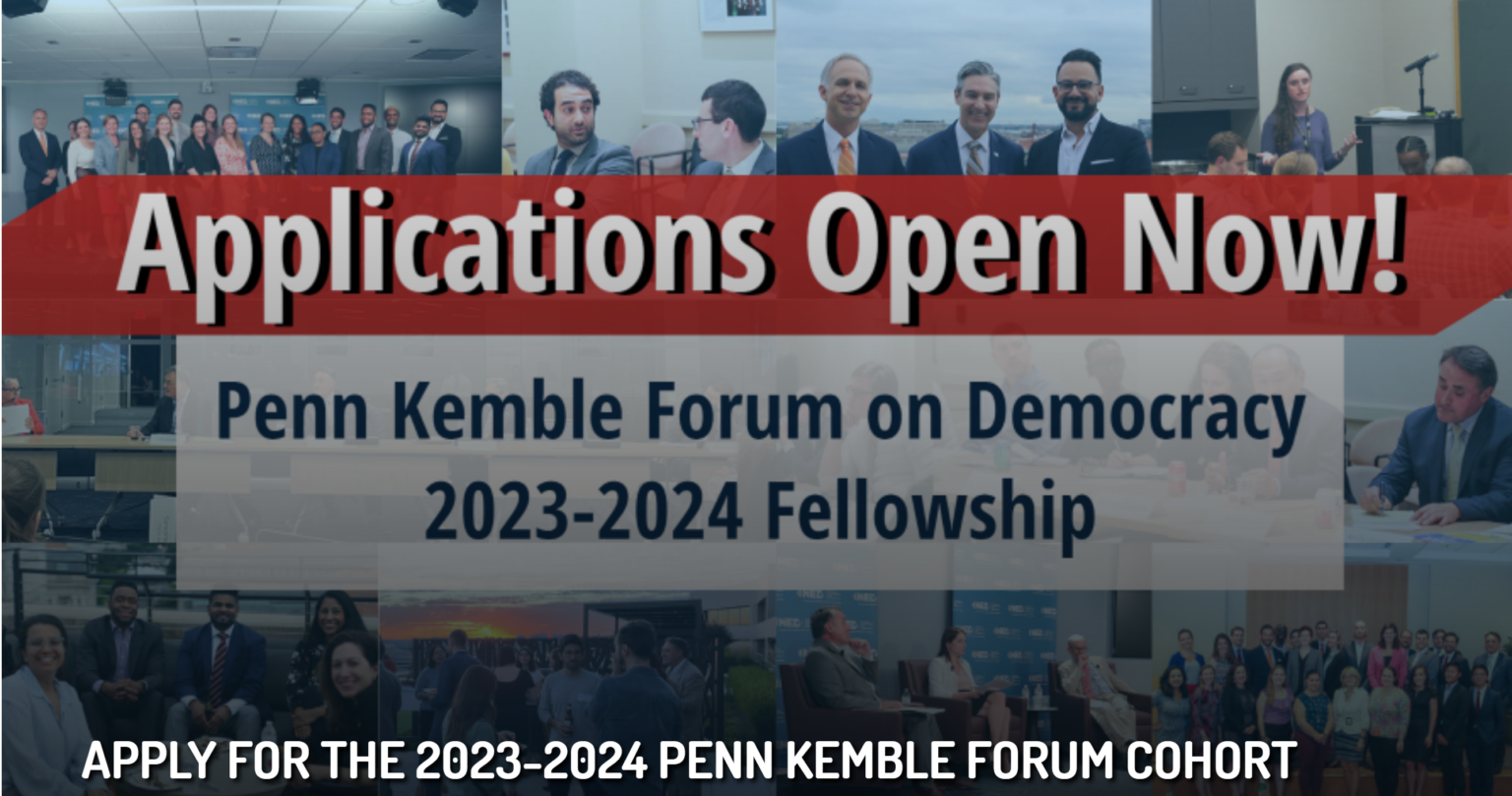 Applications Deadline Approaching! 2023-2024 Penn Kemble Fellowship ...